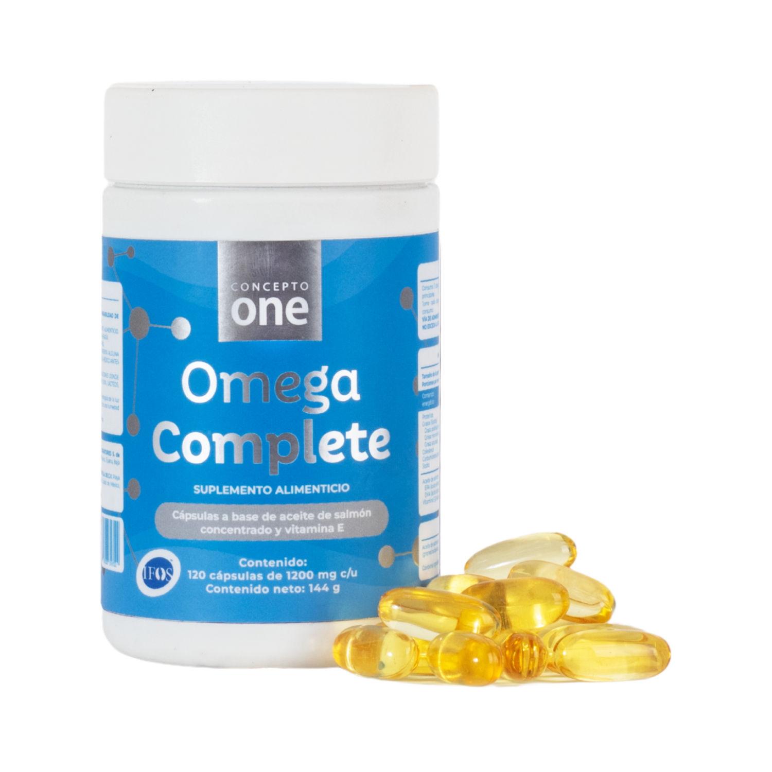 🧬 Omega Complete ×2 | Doble suplemento con Omega 3 IFOS - Concepto One