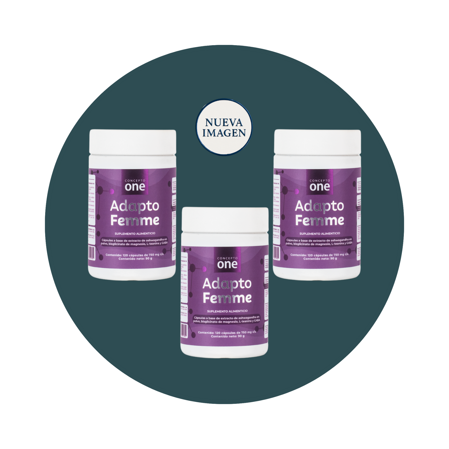 🌙 Adapto Femme ×2 | Equilibrio hormonal y descanso profundo - Concepto One
